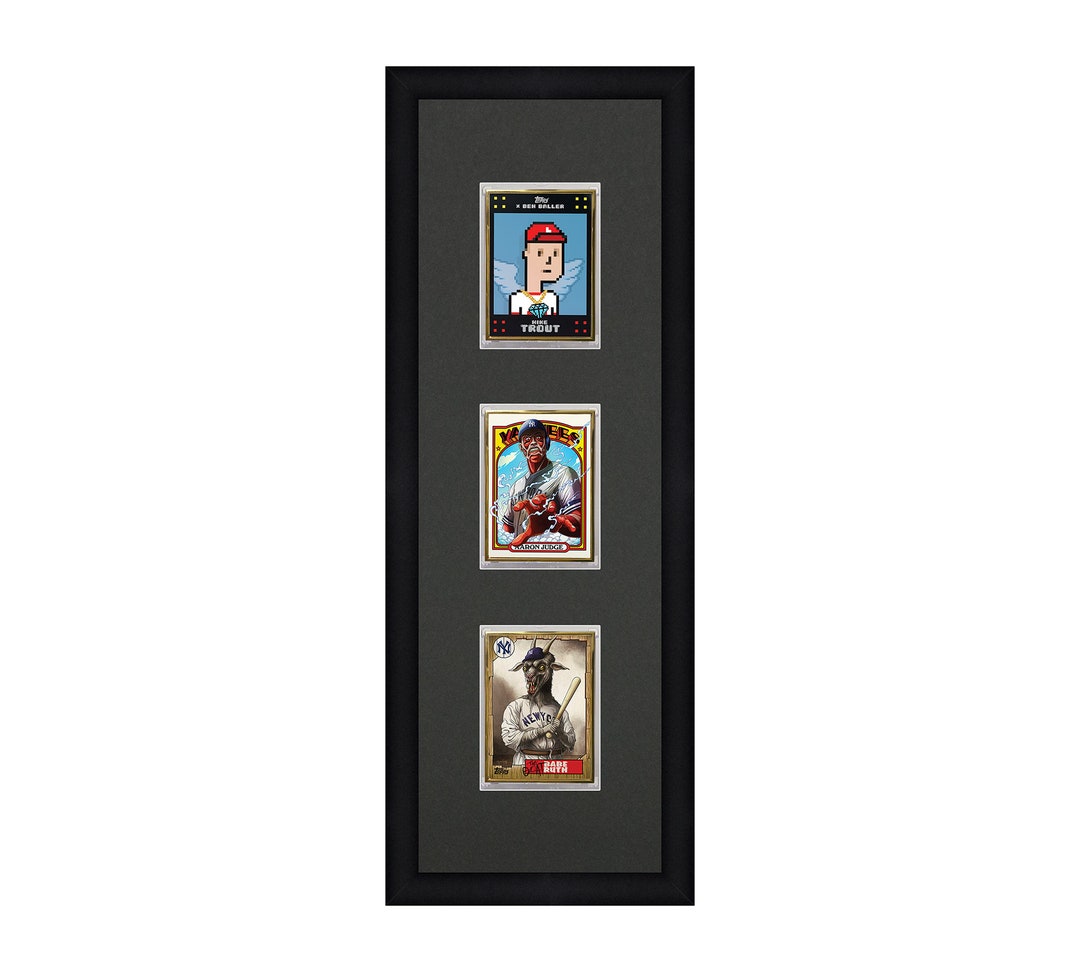 One Touch Card Frame Display 3 Opening Frame for Three One-touch 35pt ...