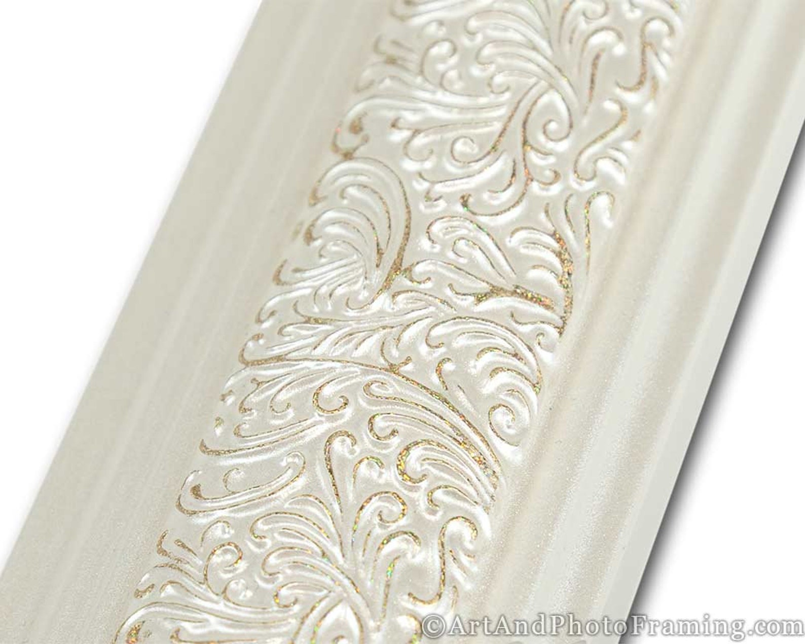 White Ornate Frame Custom Picture Frame Wood Picture Frame | Etsy