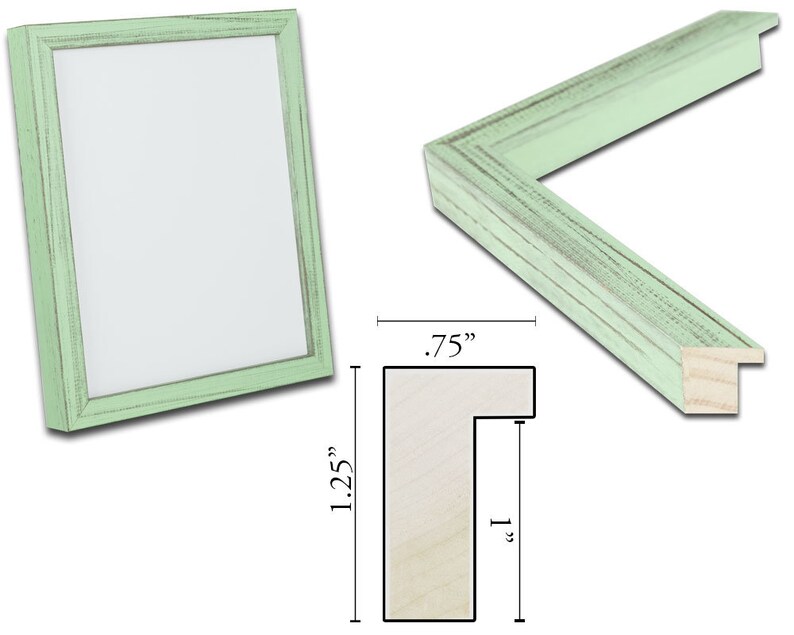 Mint Green Picture Frame Rustic Barn Wood Frame Home Decor - Etsy