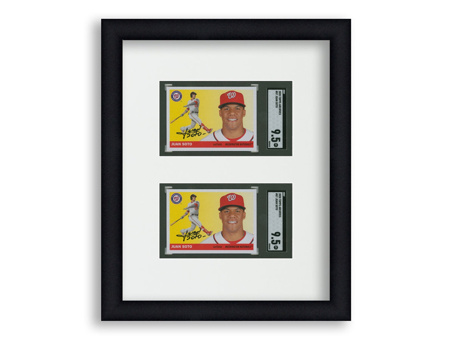 SGC Graded Card Frame Display 2 Opening Frame Fitted for 2 SGC - Etsy