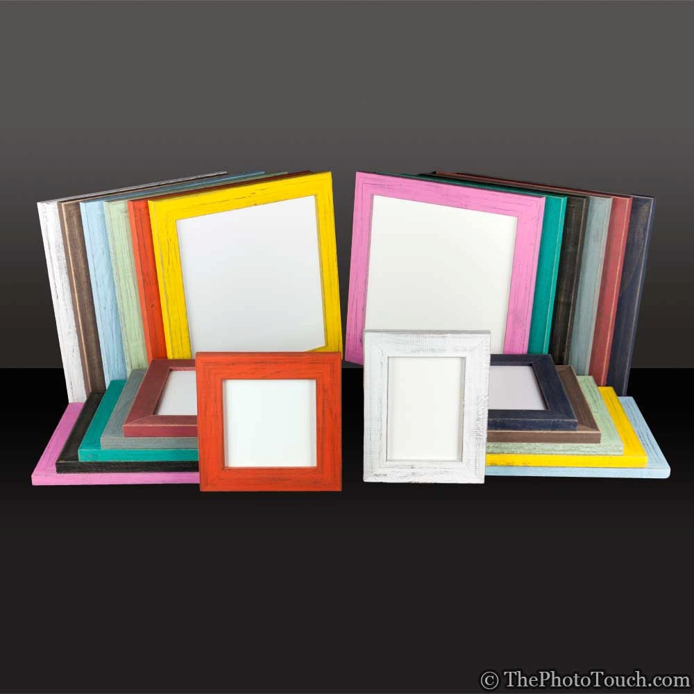 Red Picture Frame Rustic Reclaimed Distressed Barn Wood Style - Etsy