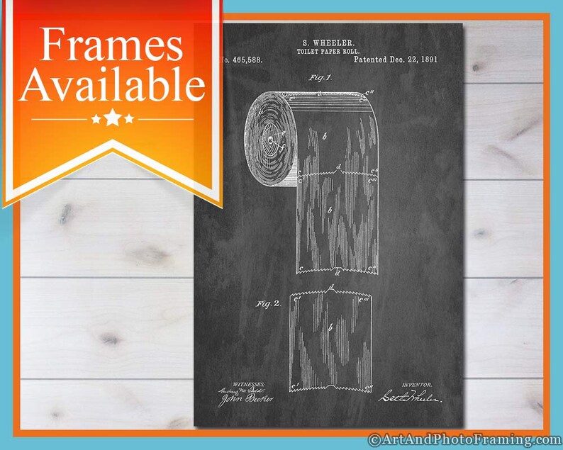 Toilet Paper Roll Poster Bathroom Decor Bathroom Toilet Paper | Etsy