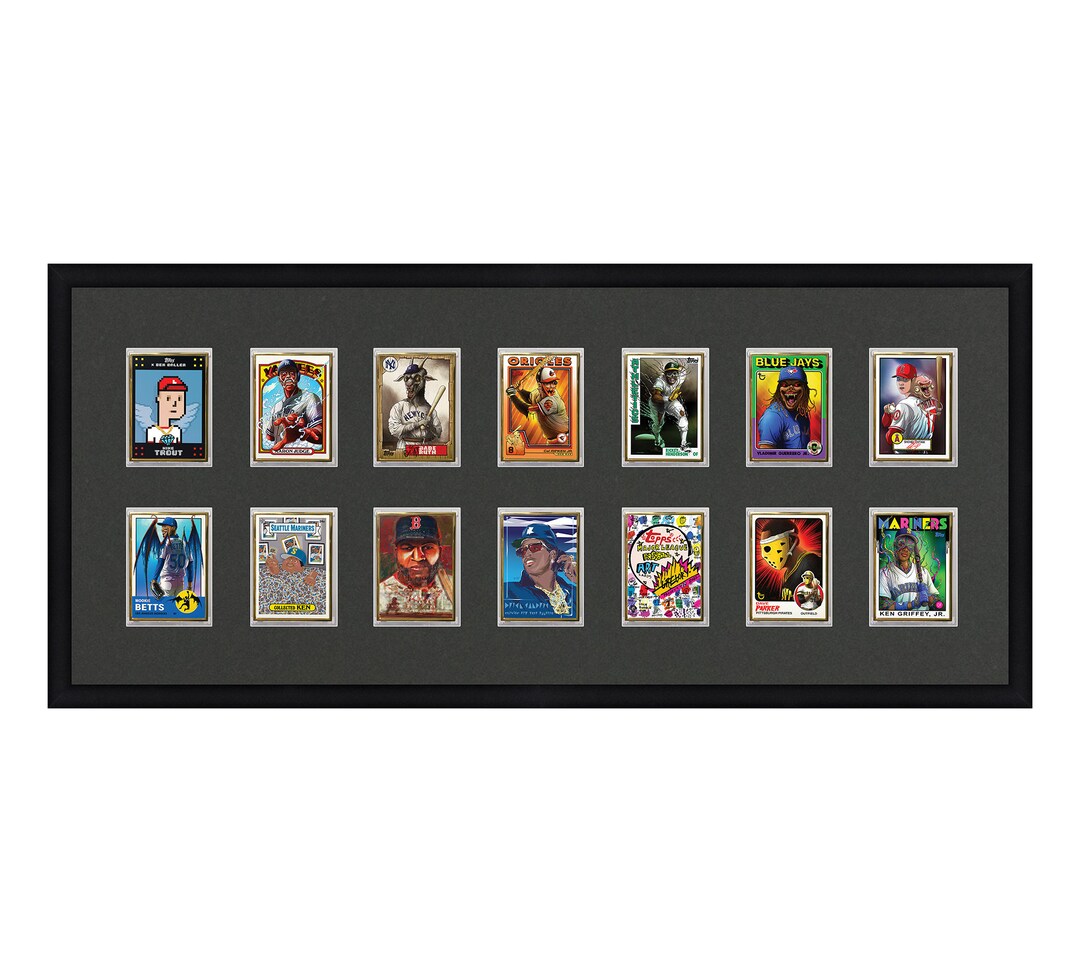 One Touch Card Frame Display 14 Opening Frame for Fourteen One-touch ...