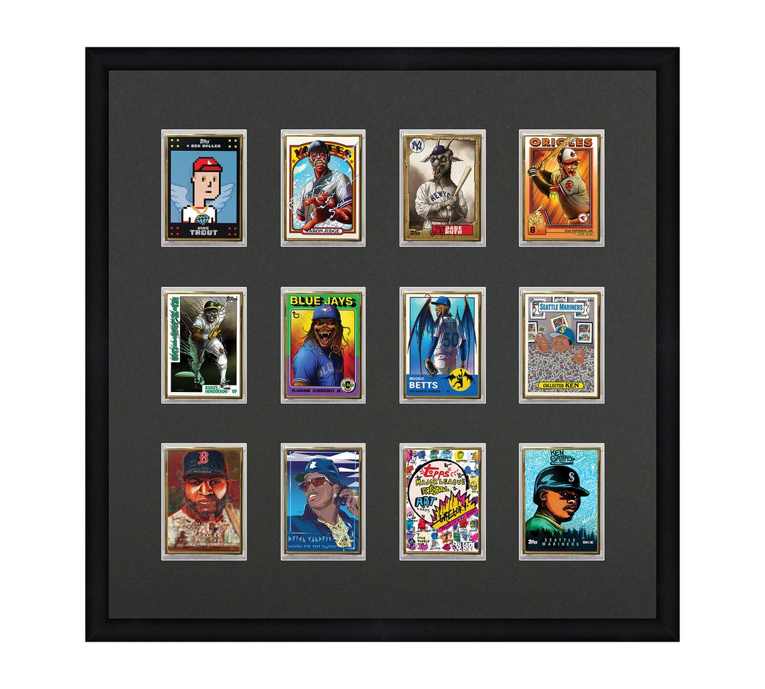 One Touch Card Frame Display 12 Opening Frame for Twelve One-touch 35pt ...