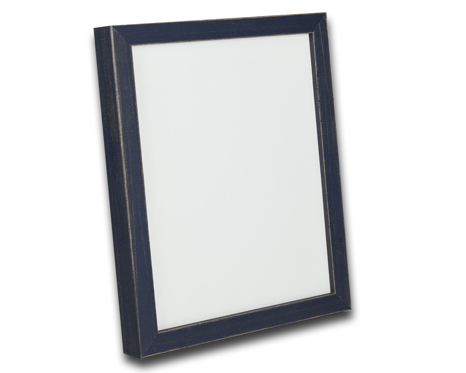 Navy Blue Rustic Picture Frame Barn Wood Frame Custom - Etsy