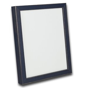 Navy Blue Rustic Picture Frame | Barn Wood Frame | Custom Picture Frame ...