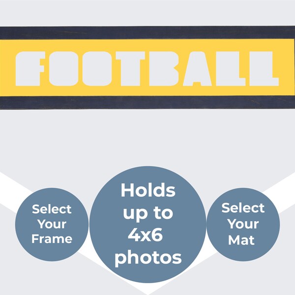 Football Photo Collage Frame - Etsy