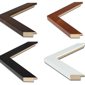 White Black Mocha or Honey Picture Frames 1.25 Wide 4x6 5x7 8x10 8.5x11 ...