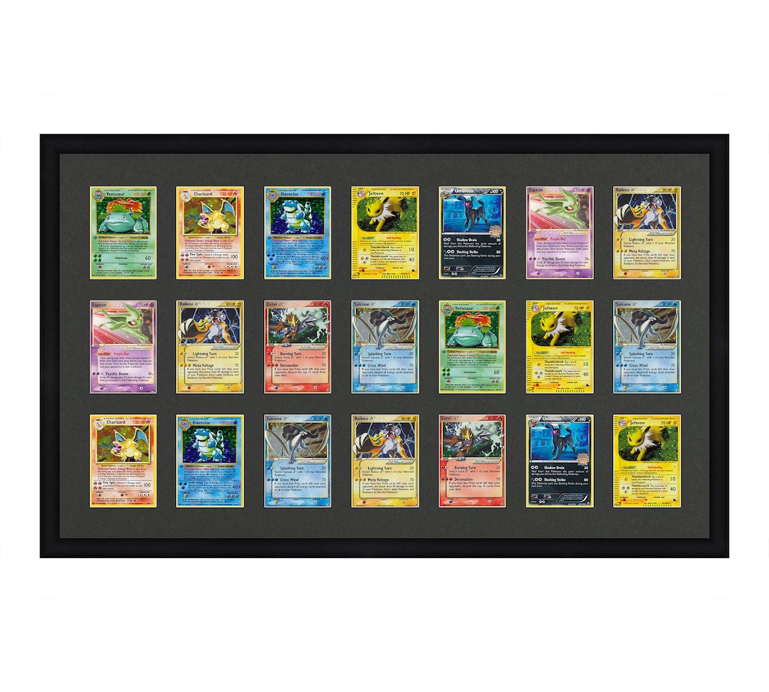 Pokemon Card Frame Display 21 Opening Frame Fitted for 21 Toploader ...