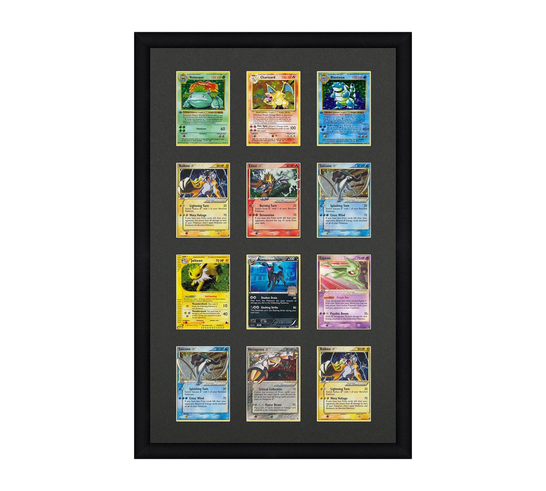 Pokemon Card Frame Display 12 Opening Frame Fitted for 12 Toploader ...