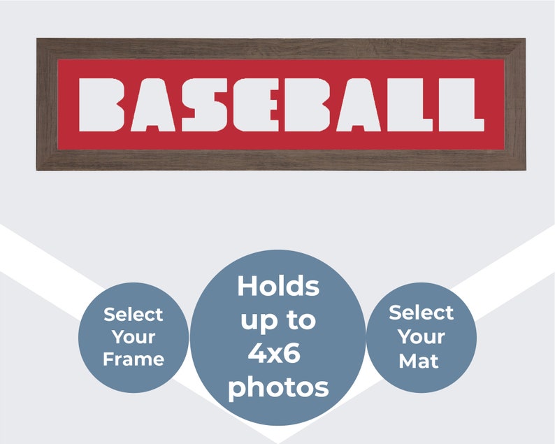 Baseball Gifts Photo Collage Frame Word Art Multi Photo Frame - Etsy