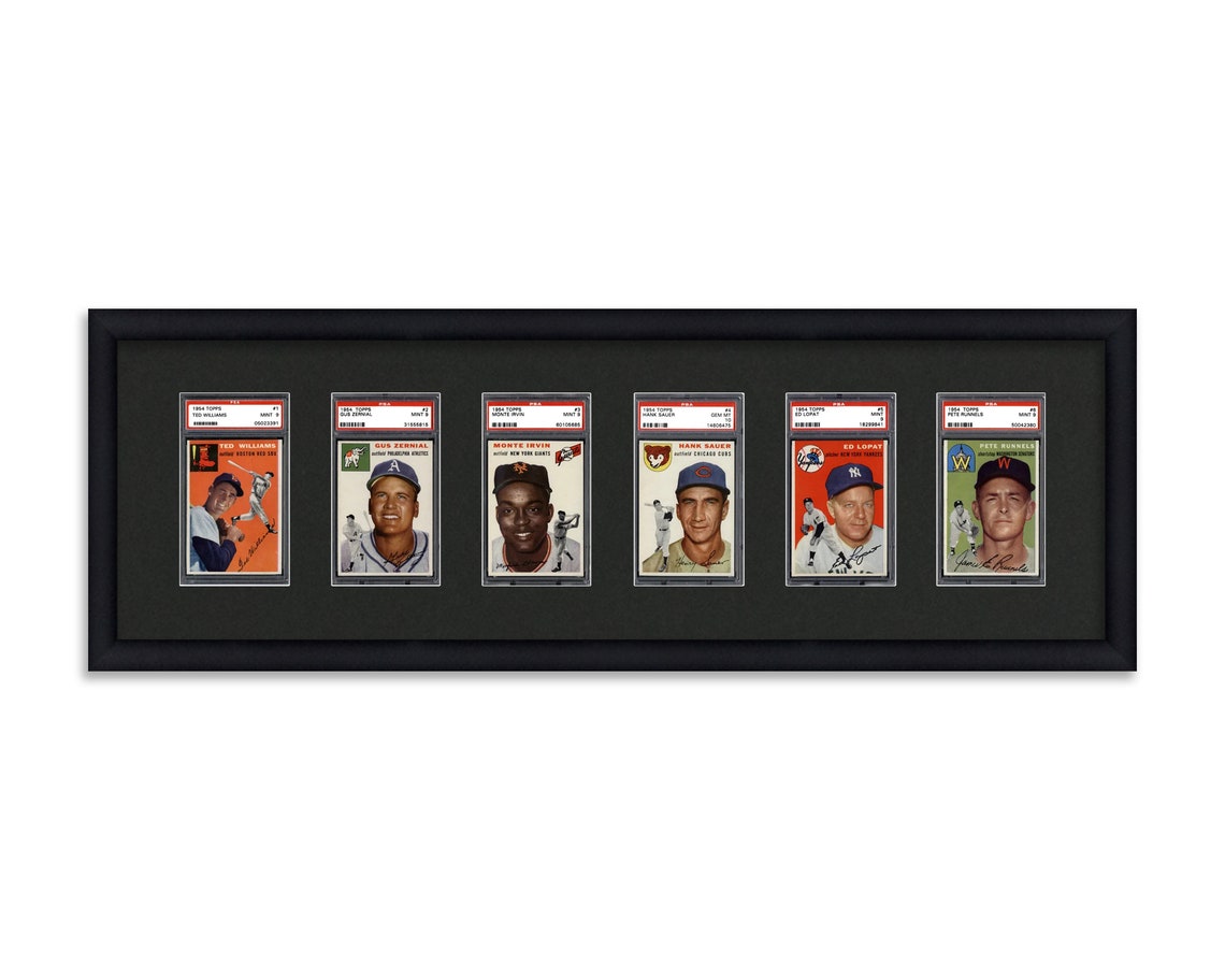 PSA Graded Card Frame Display 6 Opening Frame Fitted for 6 PSA - Etsy