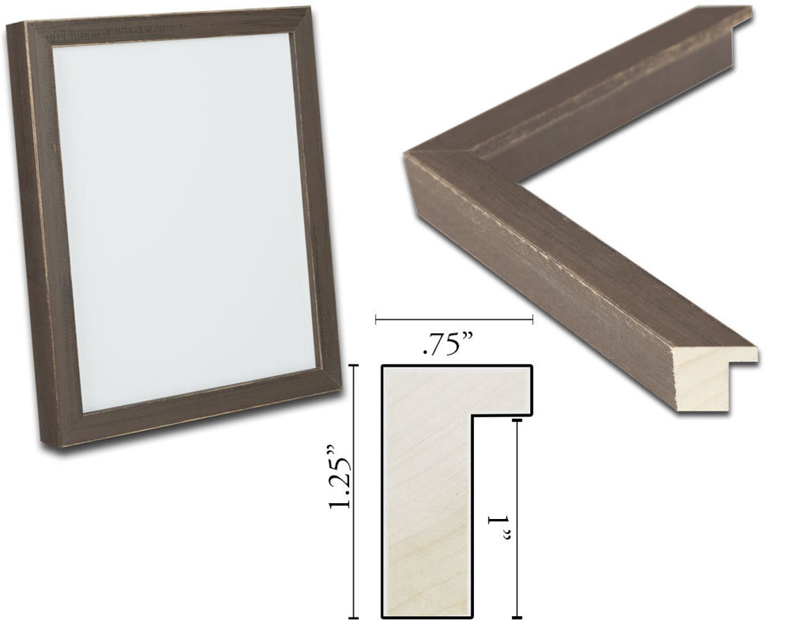 Brown Frame Wall Decor Rustic Picture Frame Wall Art Barn | Etsy