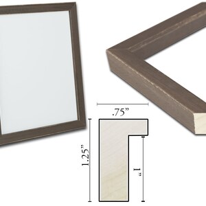 Brown Frame Wall Decor Rustic Picture Frame Wall Art Barn Wood Frame ...