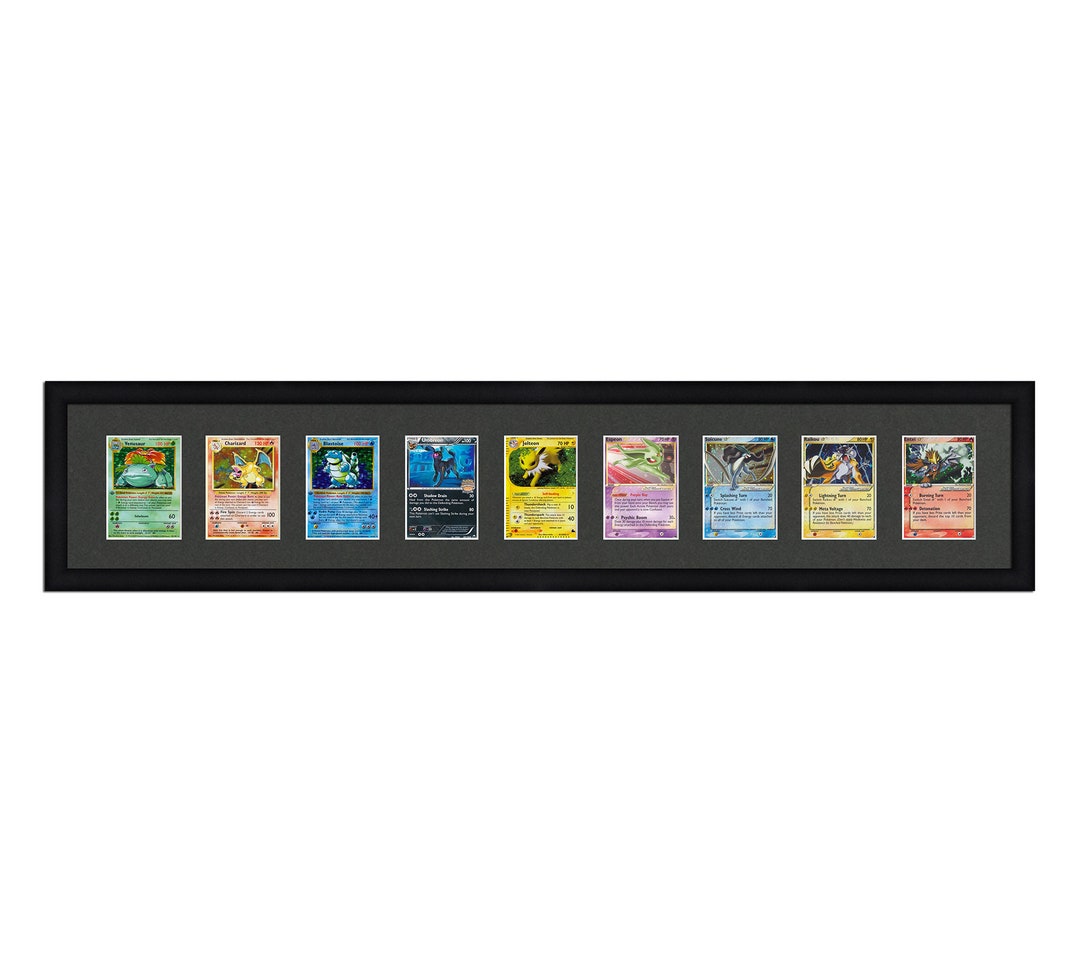 Pokemon Card Frame Display 9 Opening Frame for 9 Toploaders or Card ...