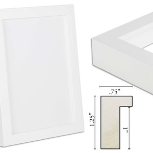 White Frame Wall Decor Custom Picture Frame Wood Picture Frame Photo ...