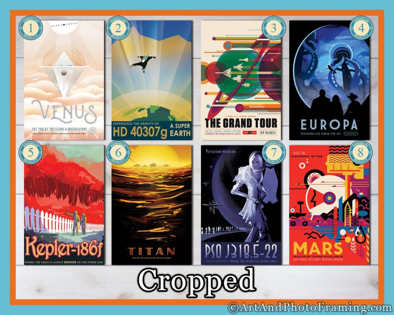 NASA JPL Space Art Poster Set Space Travel Geek Gift Outer | Etsy