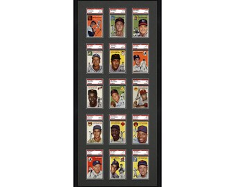 PSA Graded Card Frame Display 20 Opening Frame Fitted for 20 PSA Graded ...