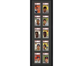 PSA Graded Card Frame Display 20 Opening Frame Fitted for 20 PSA Graded ...