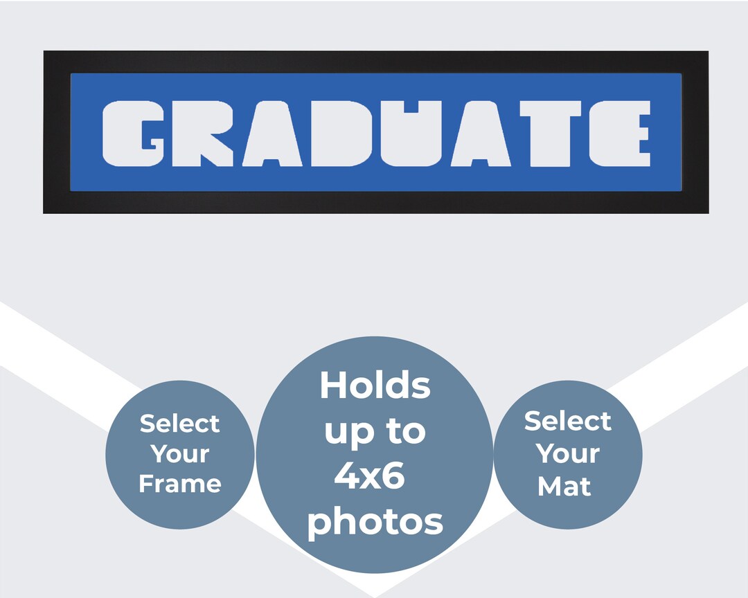 Graduation Gift Custom Picture Frame Collage Graduate Gift Personalized ...