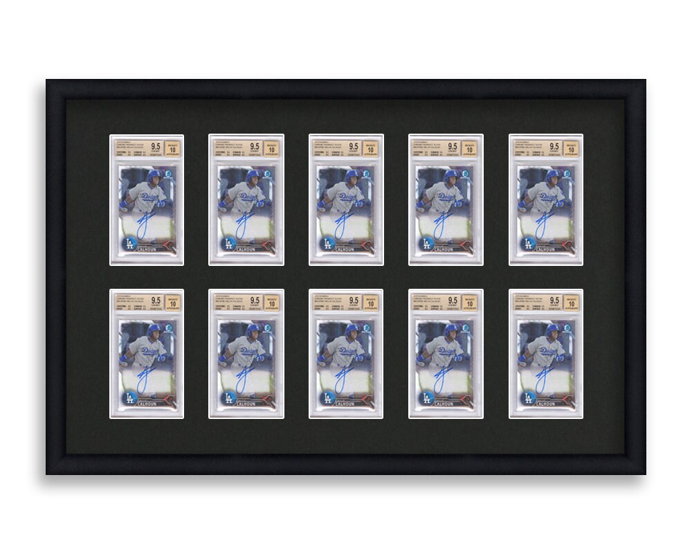 BGS Graded Card Frame Display 10 Opening Frame Fitted for 10 | Etsy