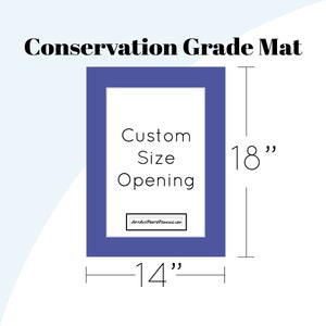 14x18 Mat Board - 14 X 18 Picture Frame Matboard for Any Size Photo - Etsy
