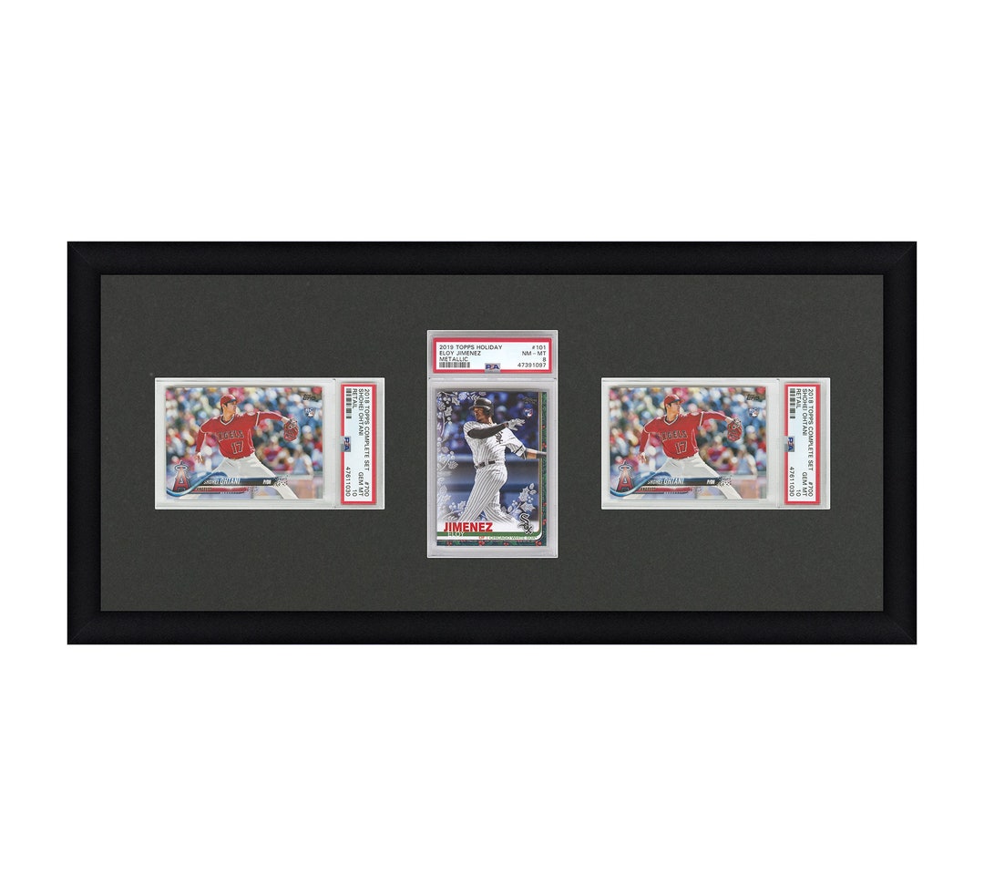 PSA Graded Card Frame Display 3 Opening Frame Fitted for 3 PSA Graded ...