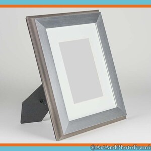 8X10 Silver Picture Frame 8x10 Silver Frame With Mat for 5x7 8x10 ...