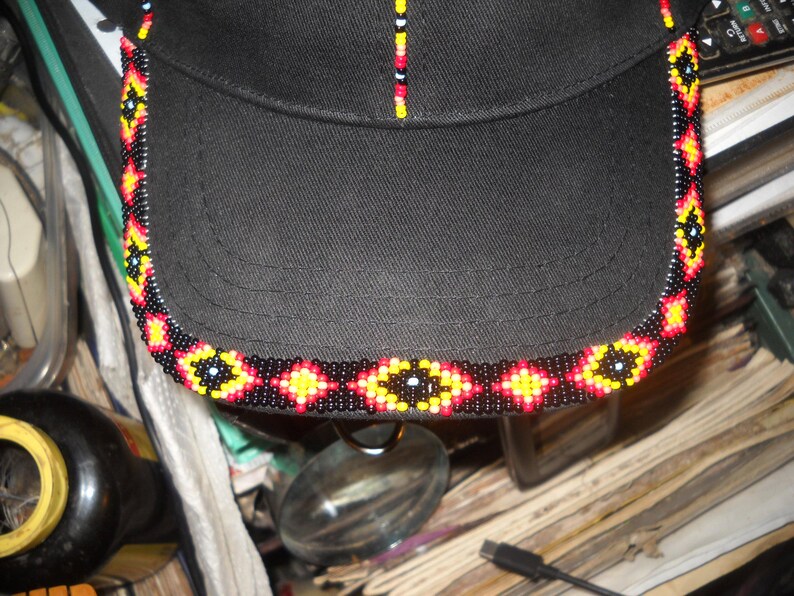 Beautiful Handmade Beaded Southwestern Baseball Cap Hat - Etsy