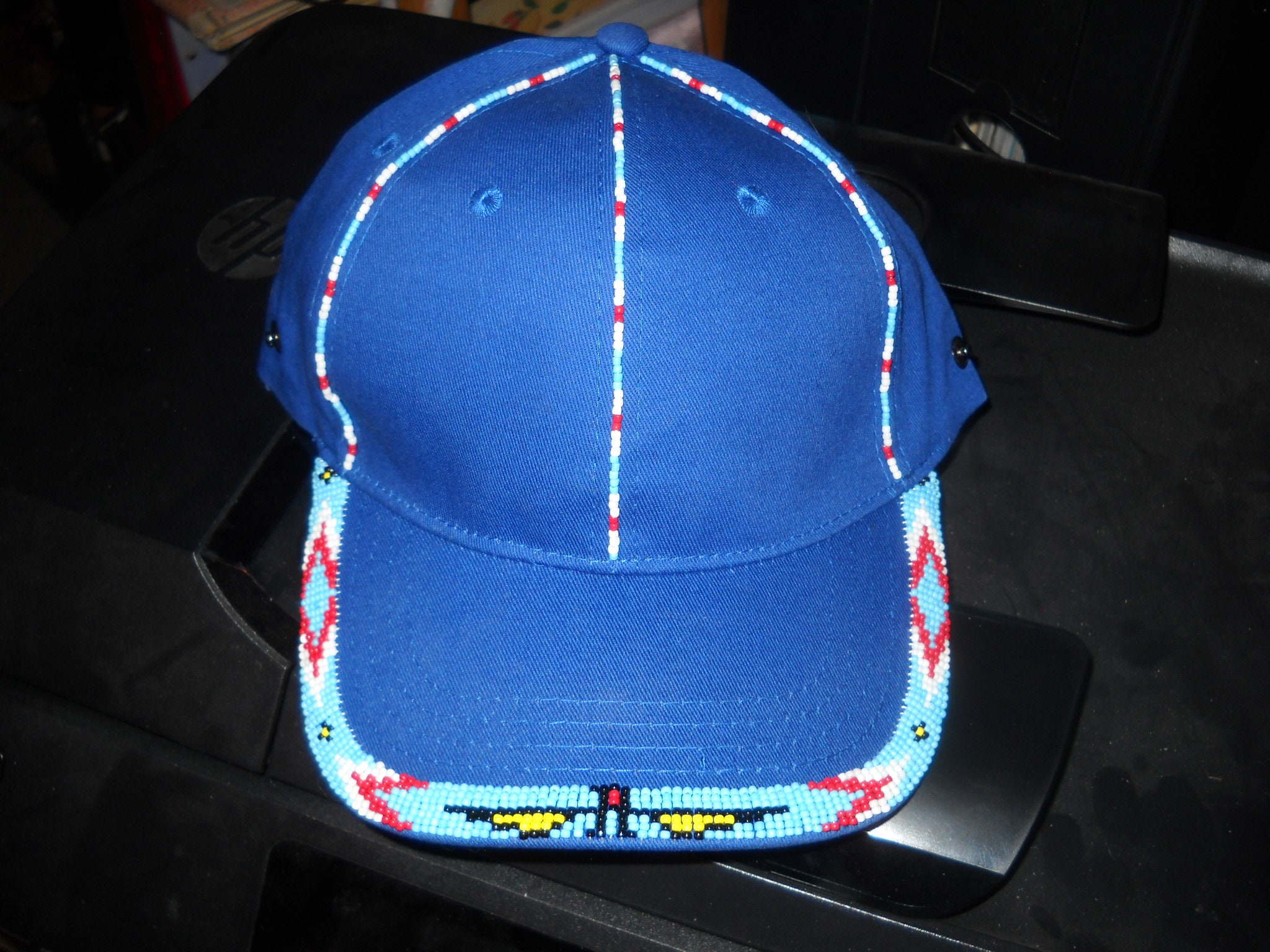 Beautiful Handmade Beaded Southwestern Baseball Cap Hat - Etsy