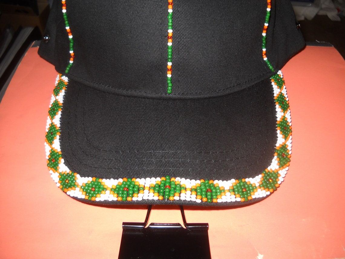 Beautiful Handmade Beaded Southwestern Ball Cap Hat - Etsy