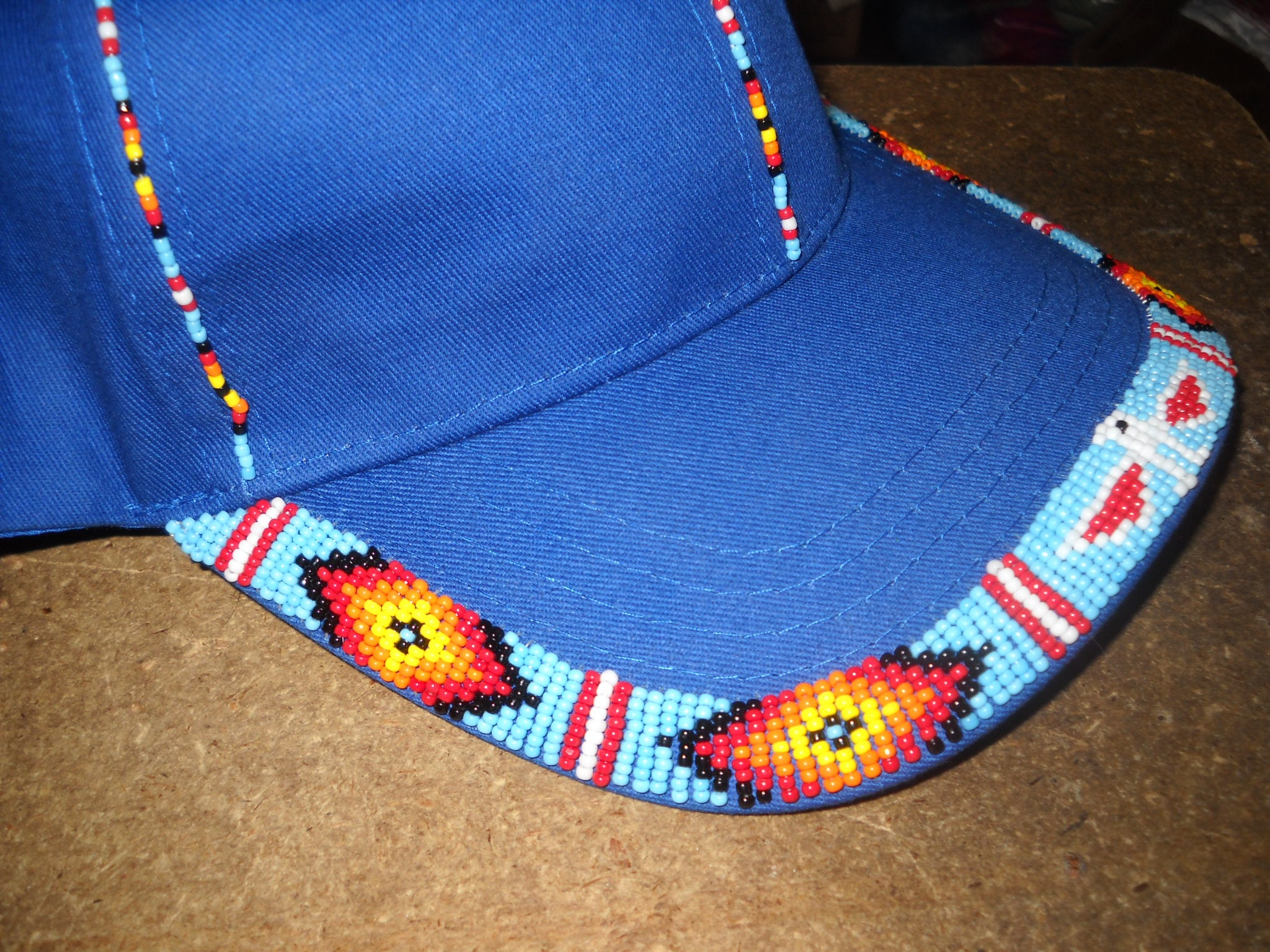 Beautiful Handmade Beaded Southwestern Baseball Cap Hat - Etsy
