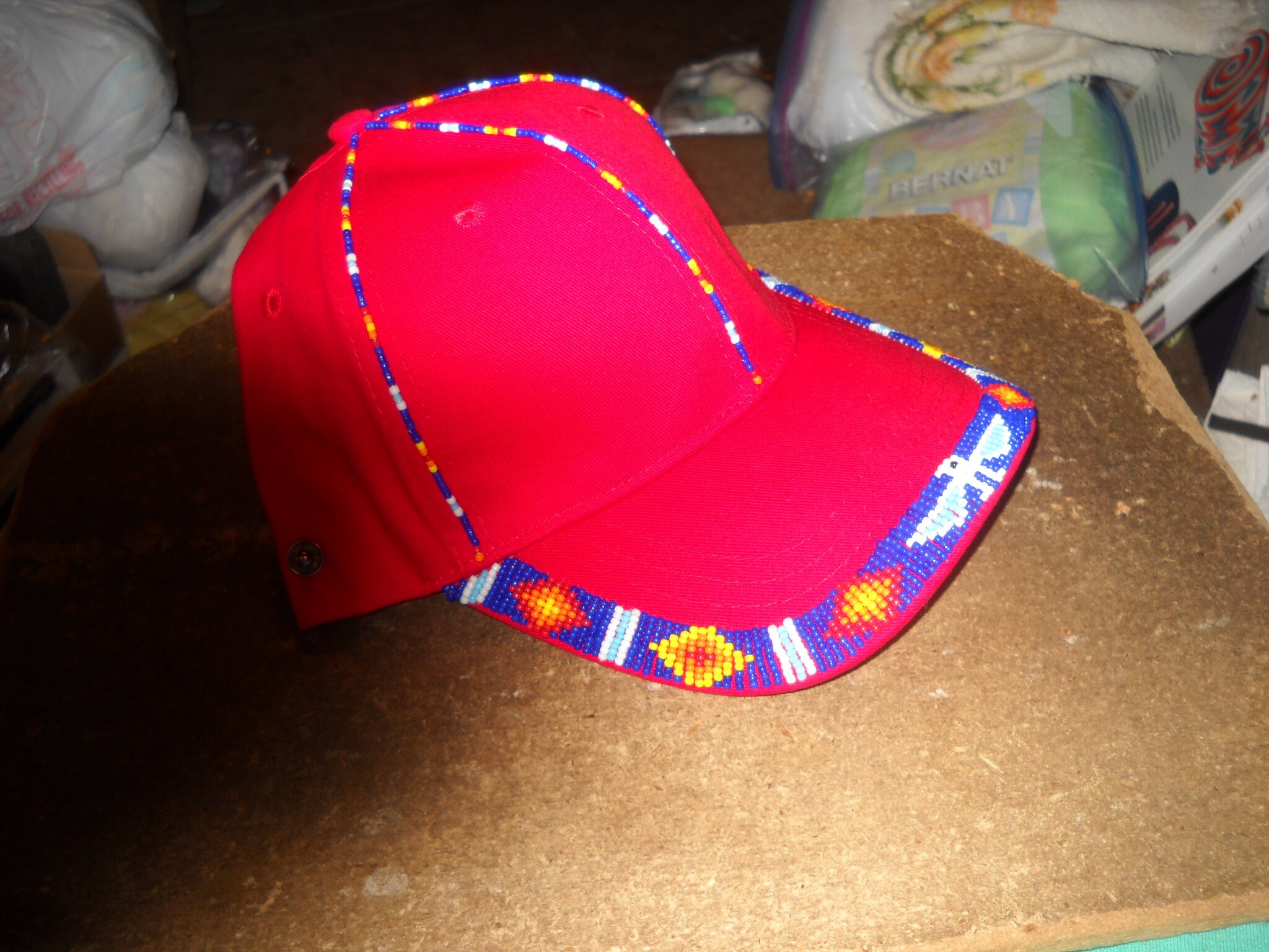 Beautiful Handmade Beaded Southwestern Ball Cap Hat - Etsy