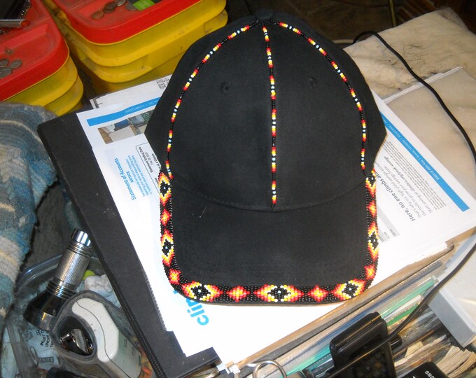Beautiful Handmade Beaded Southwestern Baseball Cap Hat - Etsy