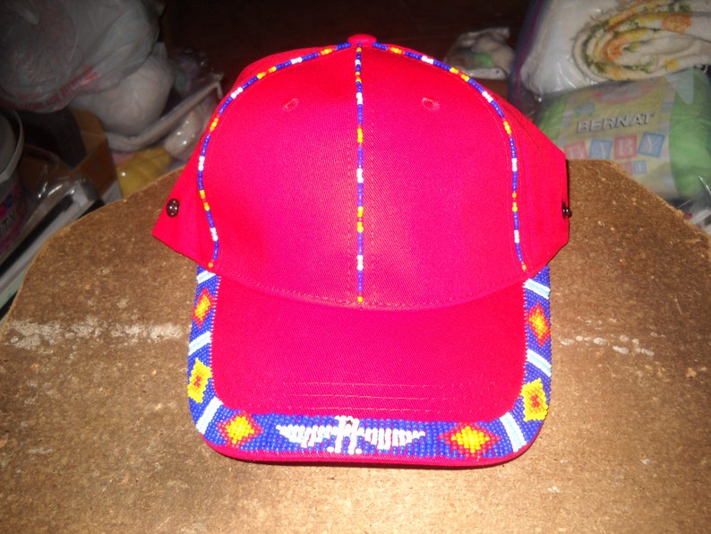 Beautiful Handmade Beaded Southwestern Ball Cap Hat - Etsy