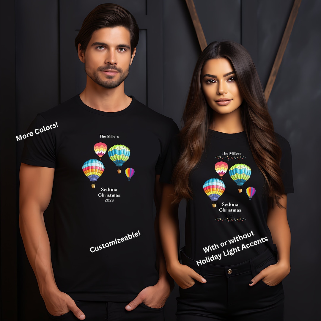 Personalized Hot Air Balloon T-shirts Custom Name or Group - Etsy