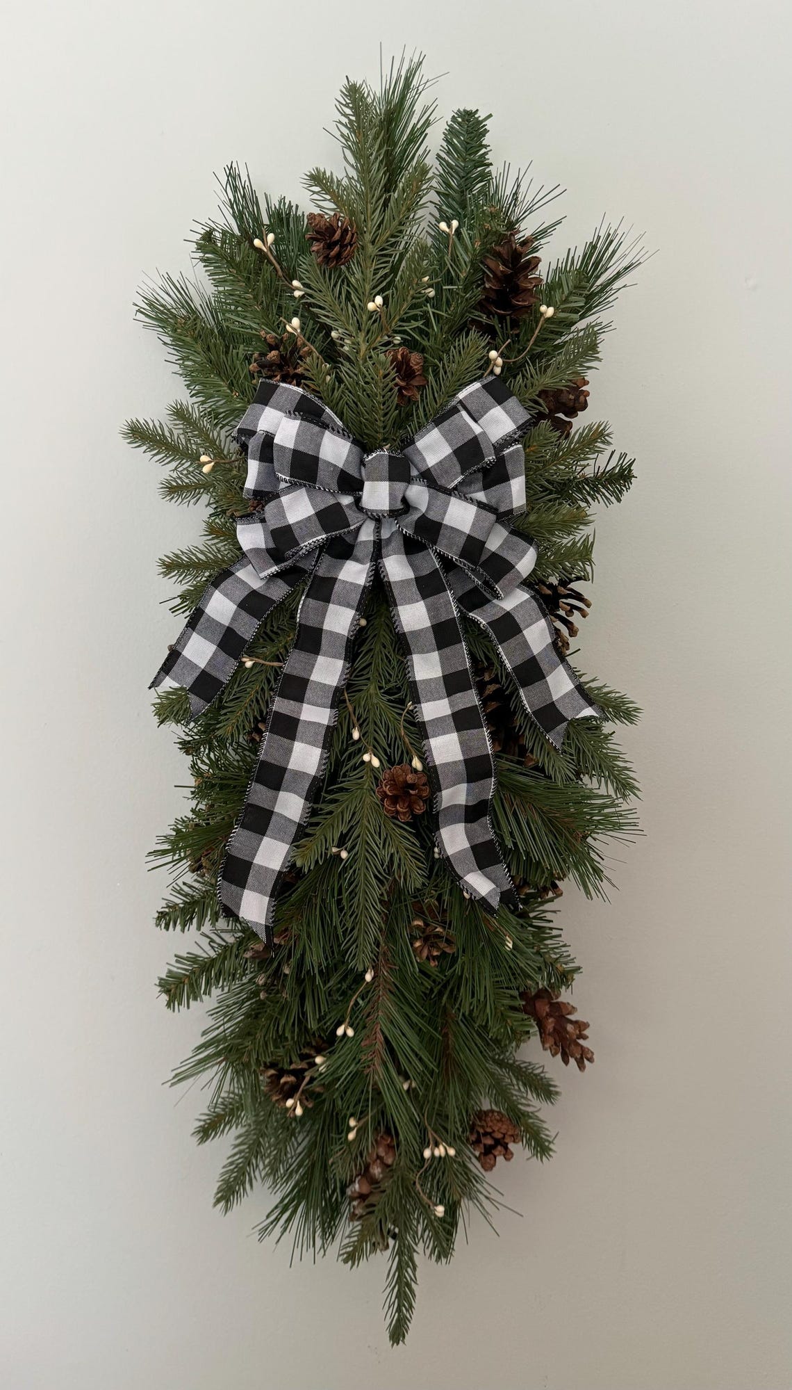Holiday Swag, Christmas Swag, Holiday Door Swag, Winter Swag, Front ...