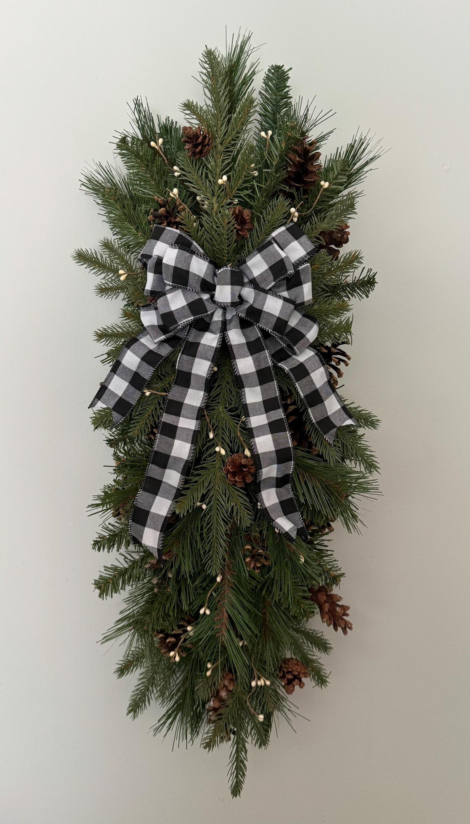 Holiday Swag, Christmas Swag, Holiday Door Swag, Winter Swag, Front ...