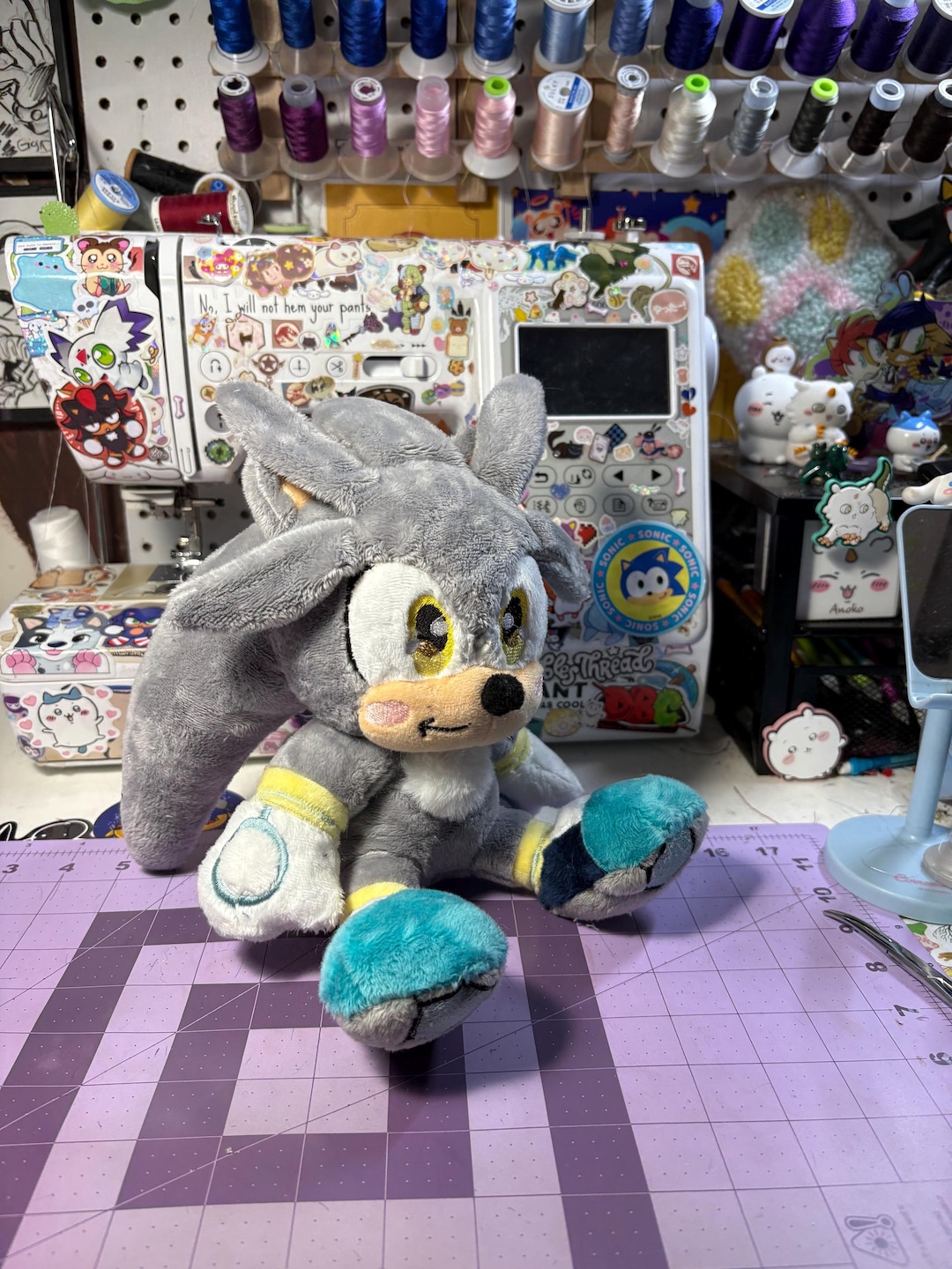 MADE TO ORDER Silver the Hedgehog - Etsy