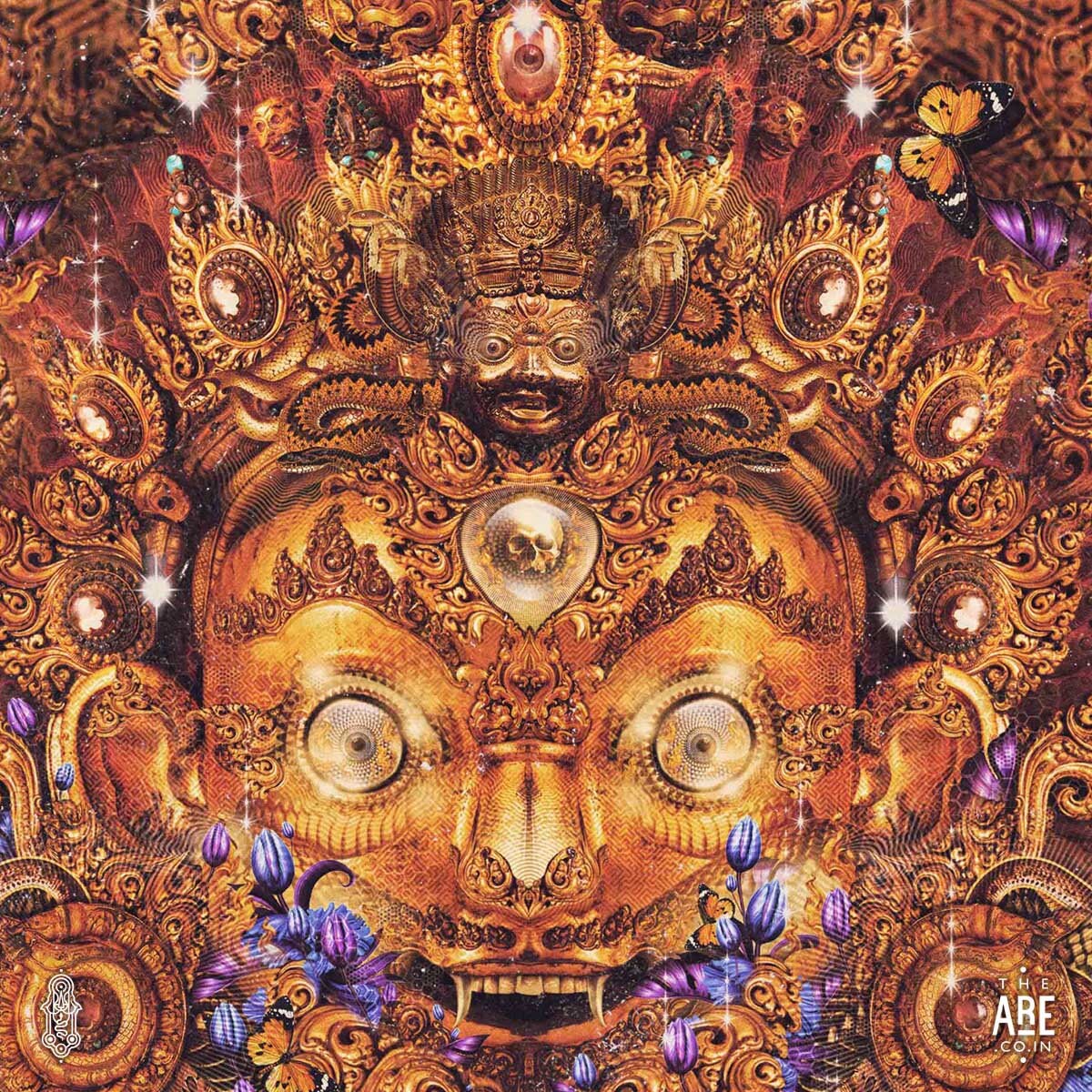 UNMATTA BHAIRAVA Wandtapijt achtergrond muur opknoping - Etsy Nederland