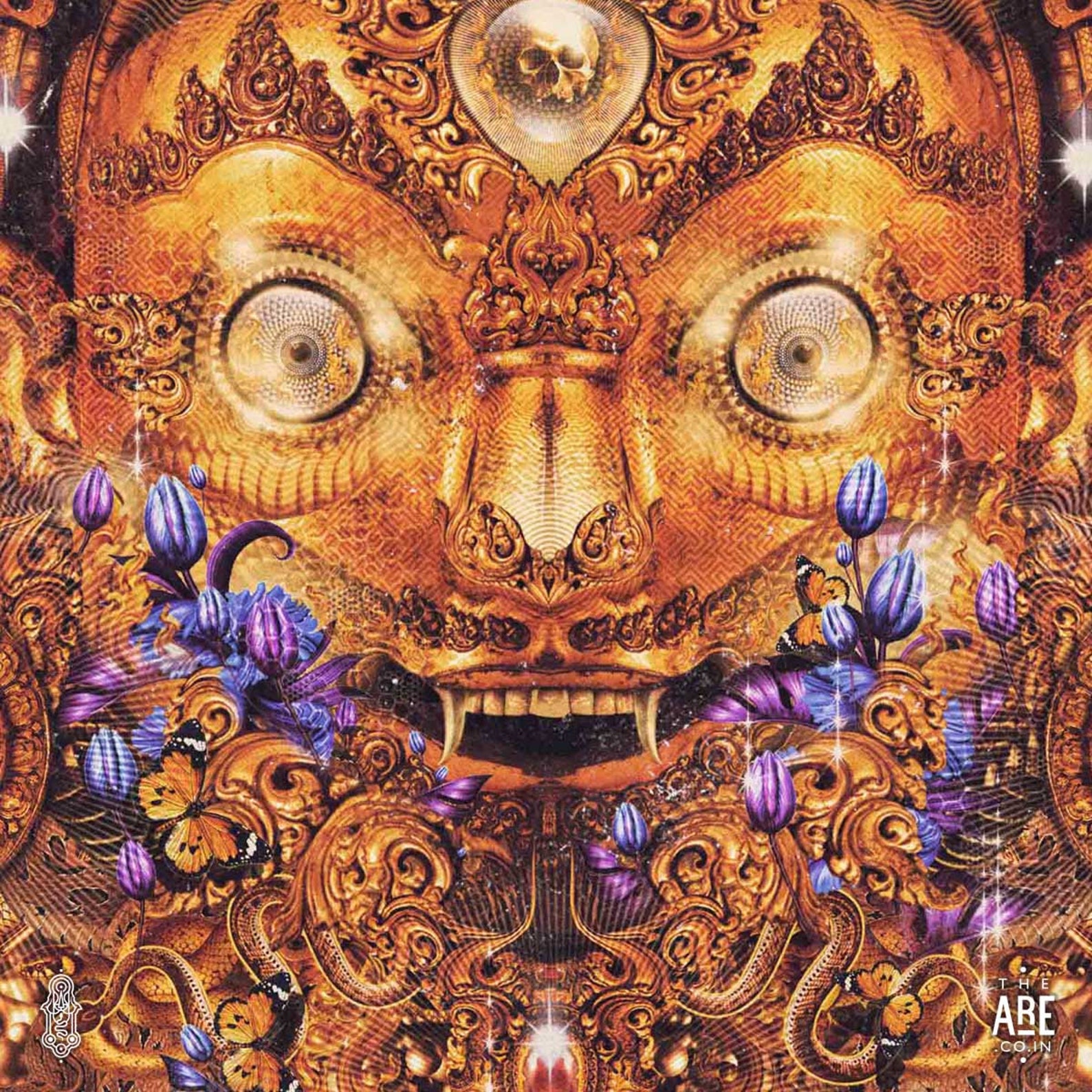 UNMATTA BHAIRAVA Wandtapijt achtergrond muur opknoping - Etsy Nederland