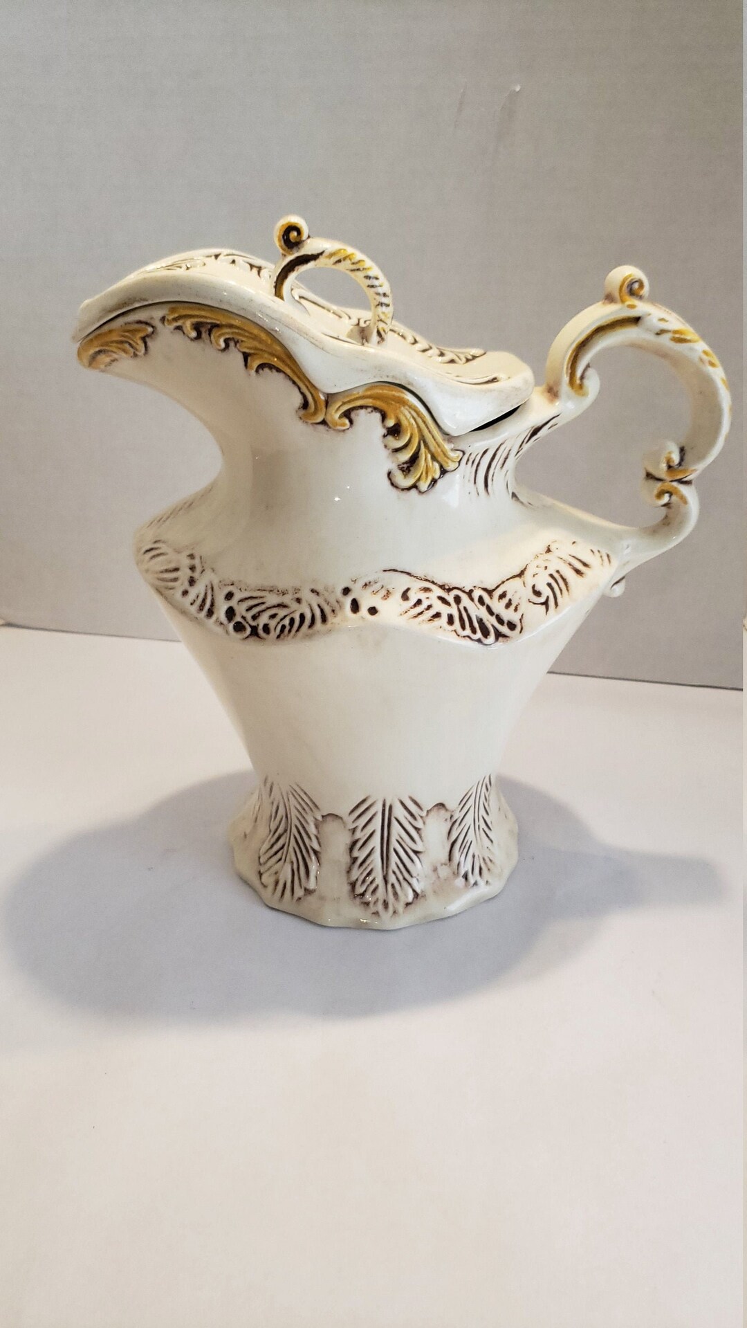 Vintage Rare Treasure Craft Wash Basin Pitcher. Victorian Style Made in ...