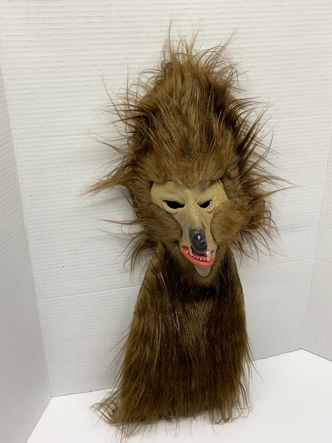 Vintage Halloween Werewolf Wolfman Mask Scary Monsters. Halloween ...