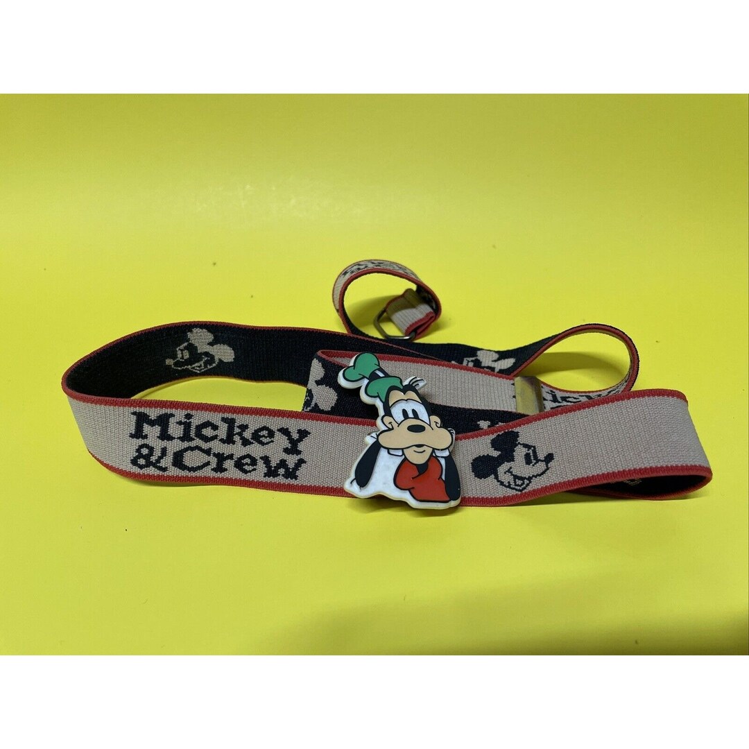 VTG Disney Mickey and Crew Goofy Adjustable Kids Belt & Buckle - Etsy