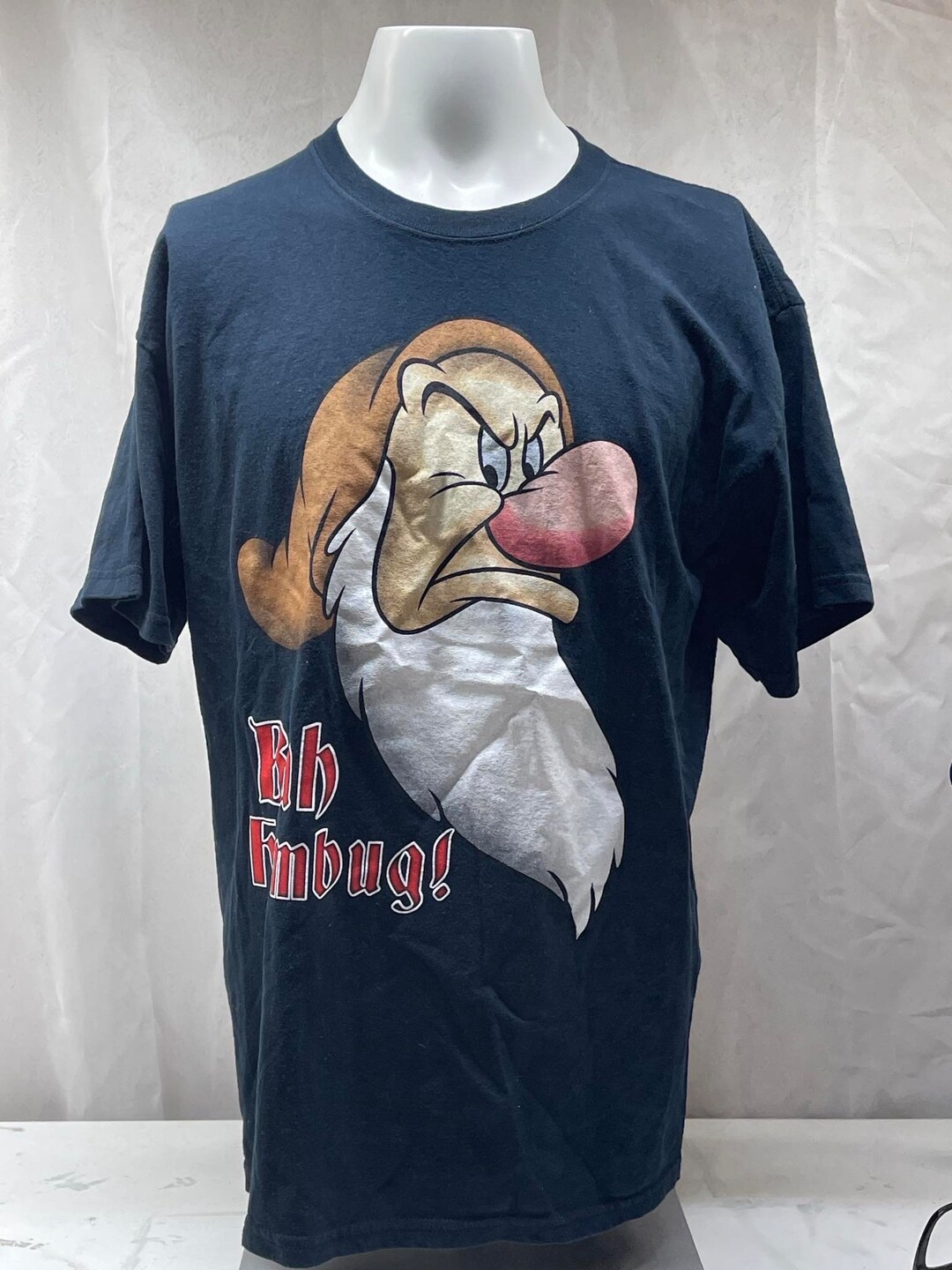 Vintage Disney Grumpy T Shirt. Black Short Sleeve Size Large. - Etsy