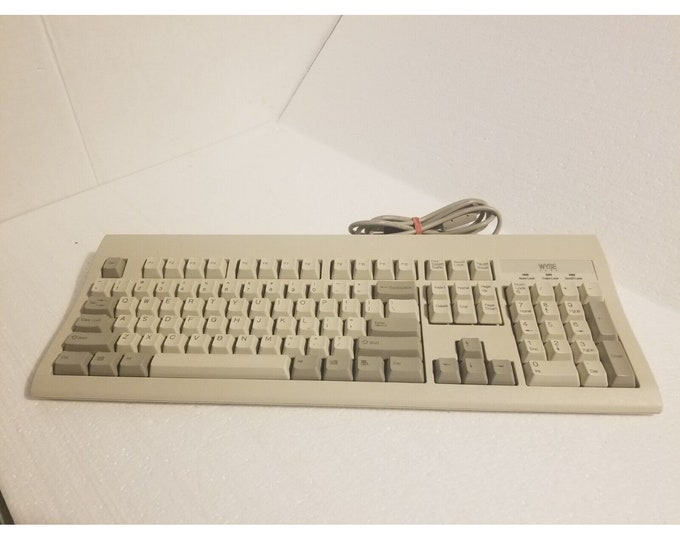 Vintage WYSE Thin Client Keyboard KU-8933 White/off White Cream Color ...