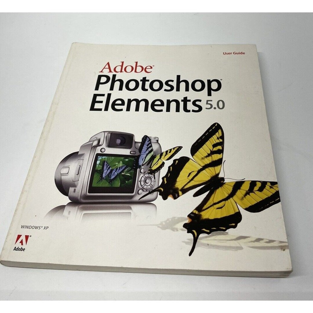 2006 Adobe Photoshop Elements 5.0 User Guide Only XP & VISTA.. - Etsy