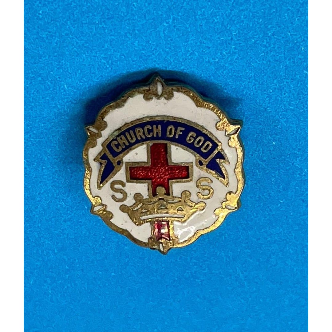 Vintage Christian Church Lapel Pin or Pendant Sunday School Church ...