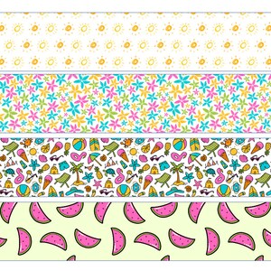 Summertime Bulletin Board Borders - Etsy