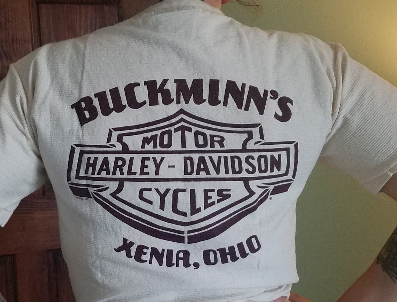 1989 Buckminn’s Xenia Ohio Harley Davidson Tee
